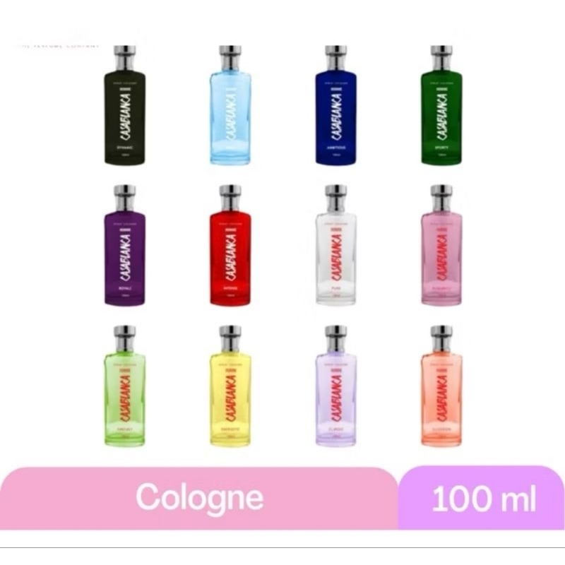 Jual Casablanca spray colonge 100ML glas | Shopee Indonesia