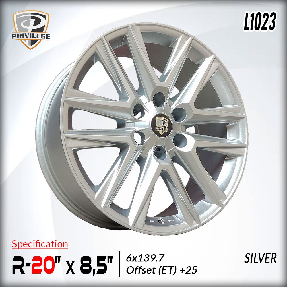 Jual Velg Mobil Variasi R20 Ring 20 Baut 6x139.7 Pajero Fortuner Dmax ...