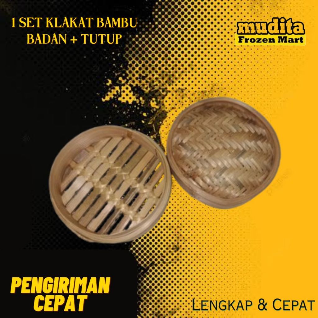 Jual Satu Set Klakat Bambu Dimsum Ukuran 1cm (badan+tutup) Medan ...