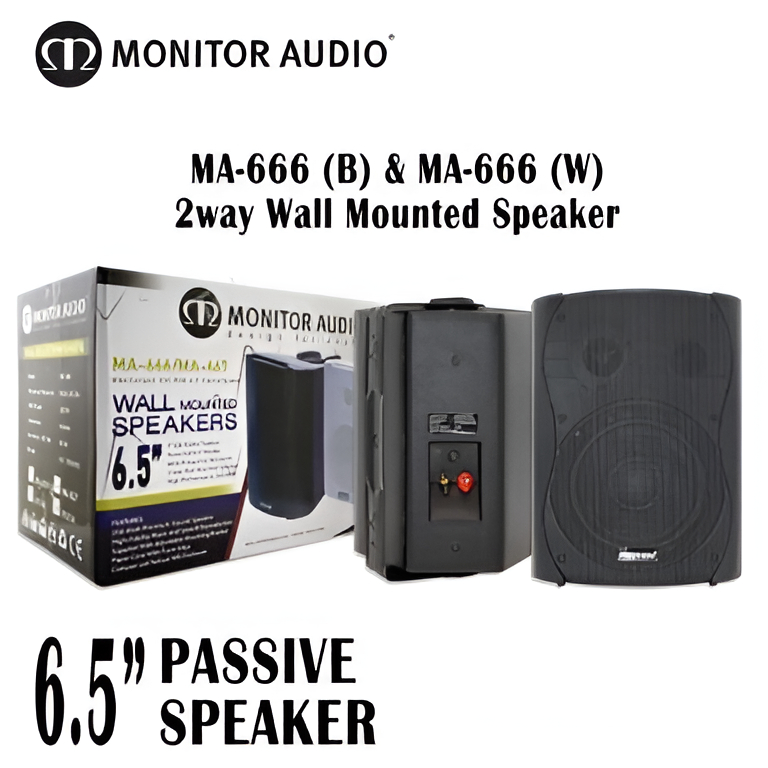 Jual Speaker Pasif MONITOR AUDIO MA-666 6,5 Inch Speaker Pasif 6 Inch ...
