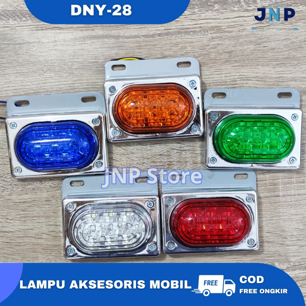 Jual LAMPU LED BAK TRUK BOX KONTAINER LED SAMPING TRUCK 24 V VOLT DNY 28 UNIVERSAL | Shopee ...