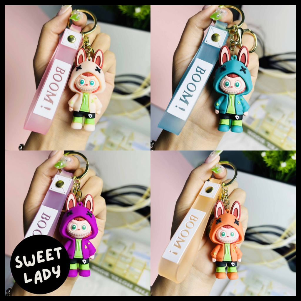 Jual Gantungan Tas Kunci Labubu Soccer and Labubu Hoodie Premium ...