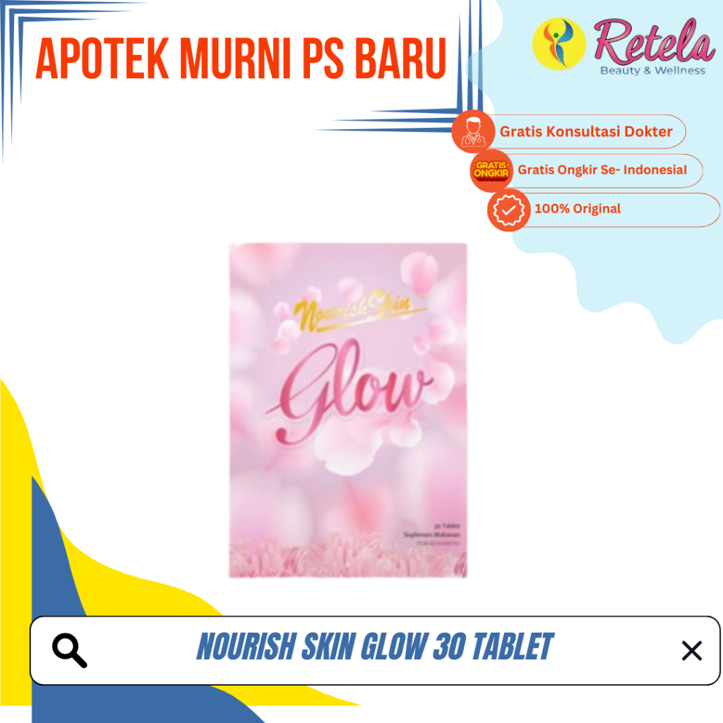 Jual NOURISH SKIN GLOW 30 TABLET | Shopee Indonesia