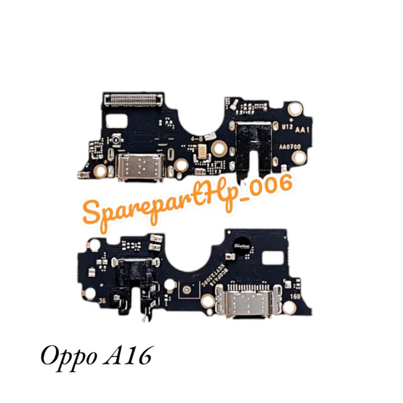 Jual UI BOARD PAPAN CAS CONNECTOR CHARGER OPPO A16 FULL IC ORIGINAL USB ...