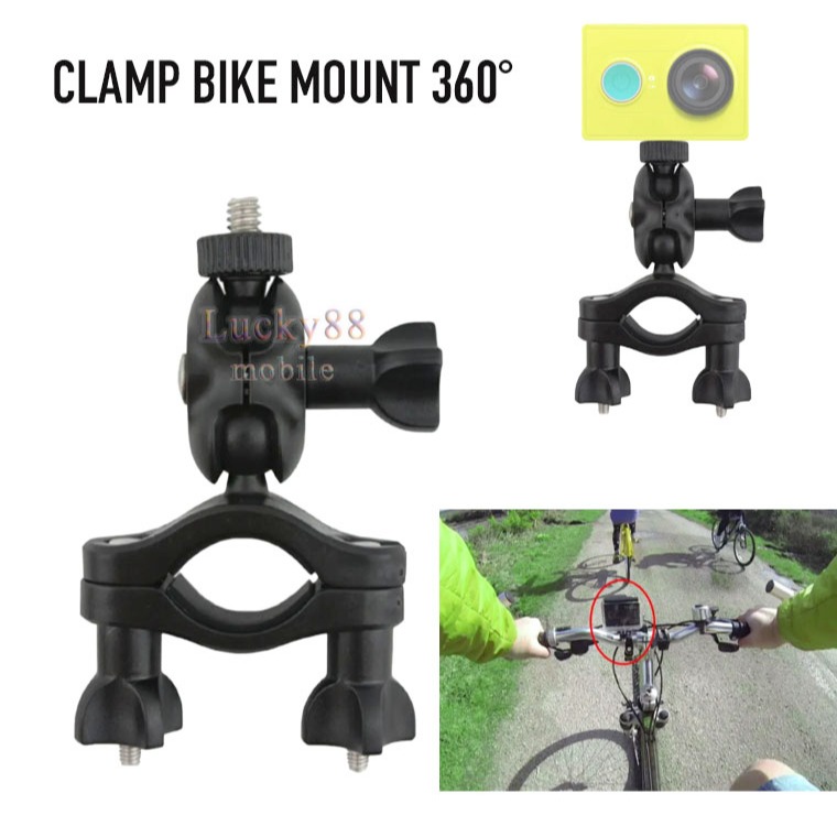 Jual Clamp Bike Mount Dudukan Penjepit Sepeda 360° Klip Sepeda For ...