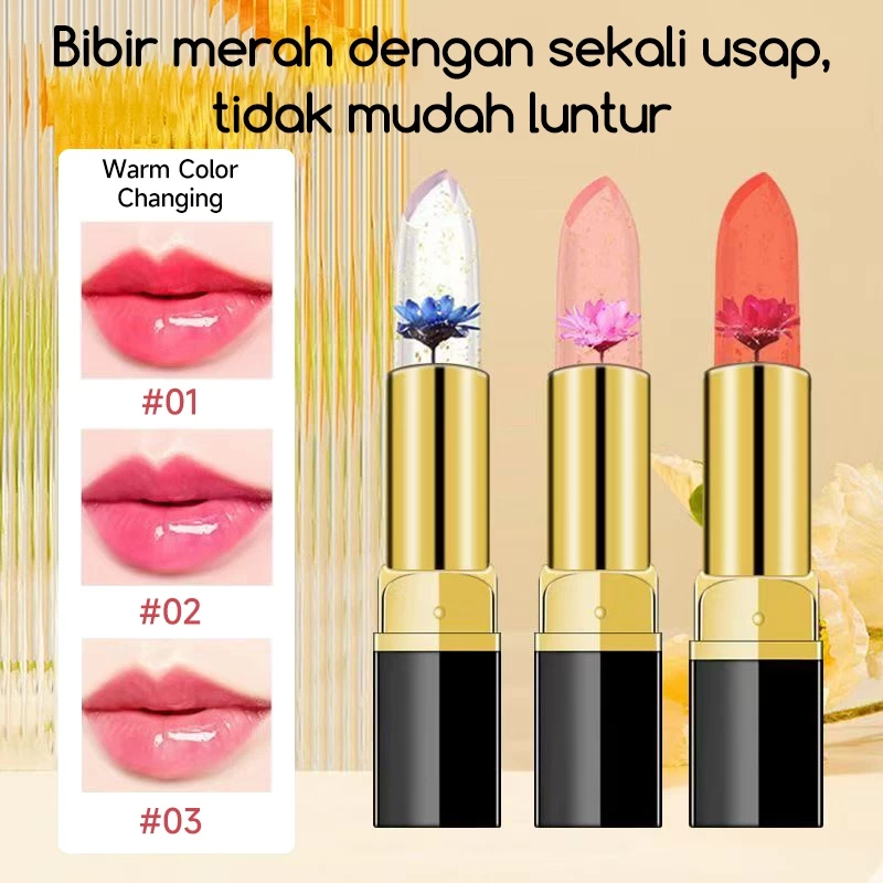 Jual [COD/dikirim dalam waktu 12 jam]Lipstick Jelly Transparant Lipstik ...