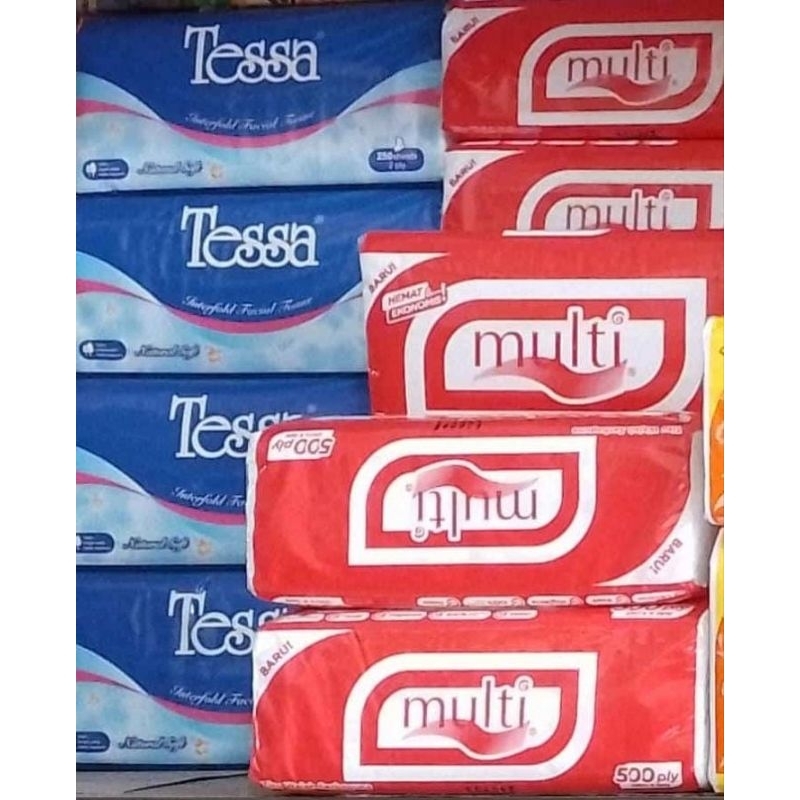 Jual Tisu Multi 250s x 2ply 500ply 1 Karton 40pcs (1 Produksi dengan ...