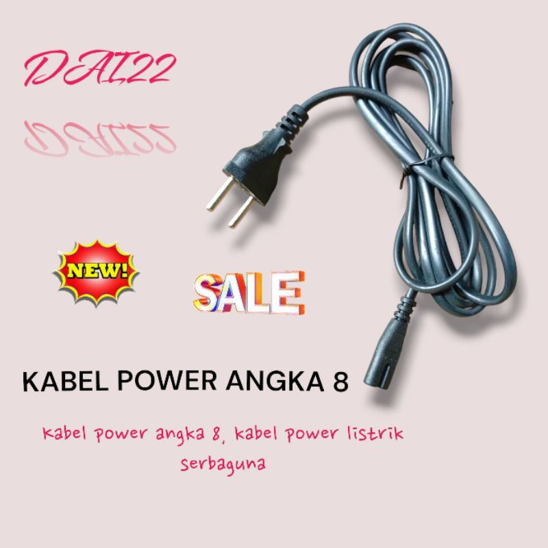 Jual KABEL POWER ANGKA 8 | Shopee Indonesia