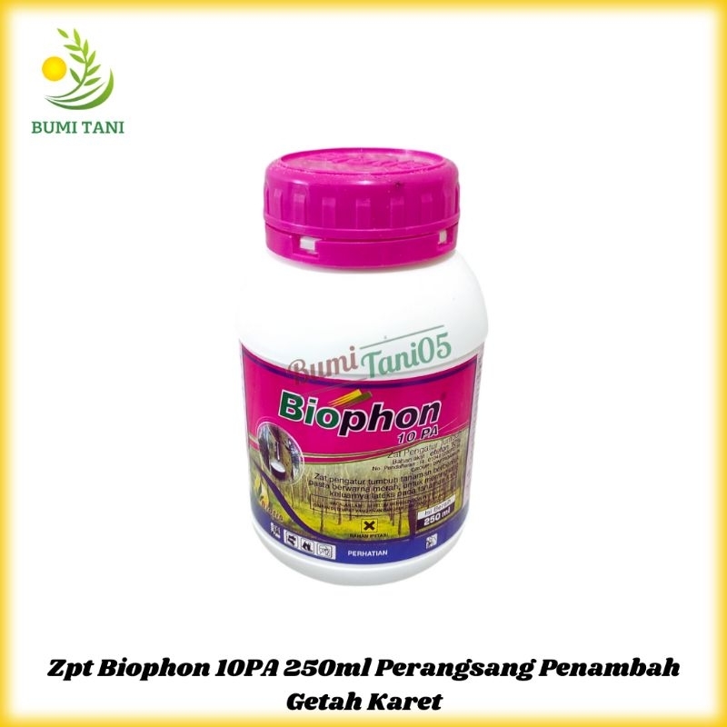 Jual Zpt Perangsang Getah Karet Biophon 10PA 250ml | Shopee Indonesia