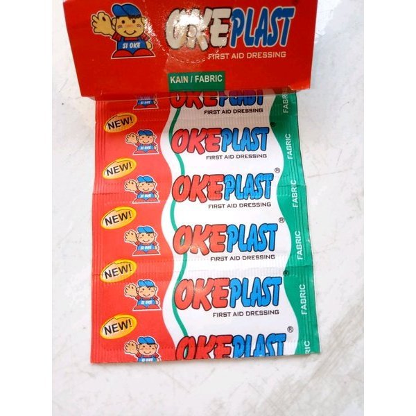 Jual OKEPLAST 1 STRIP / SACHET | Shopee Indonesia