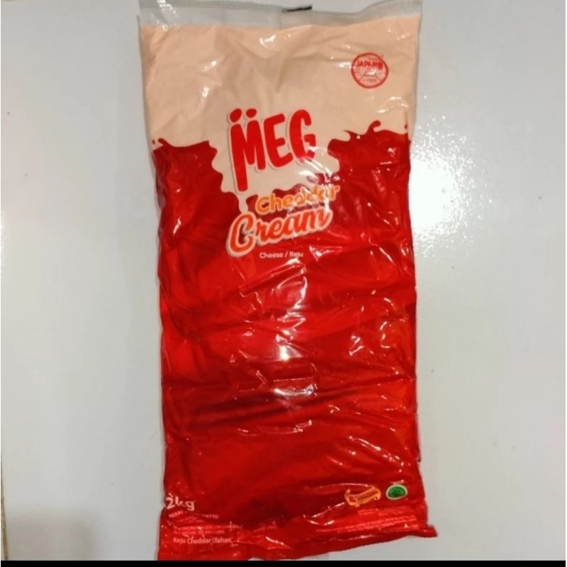 Jual meg cheddar cream cheese 2kg | Shopee Indonesia