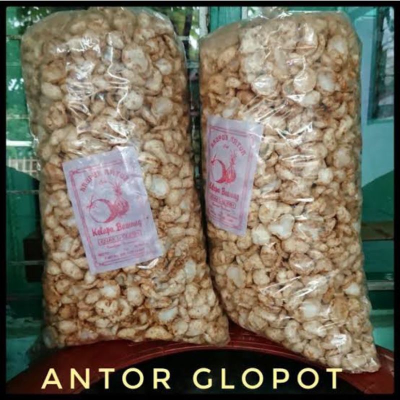 Jual Krupuk antor glopot khas Tegal yang gurih dan enak | Shopee Indonesia