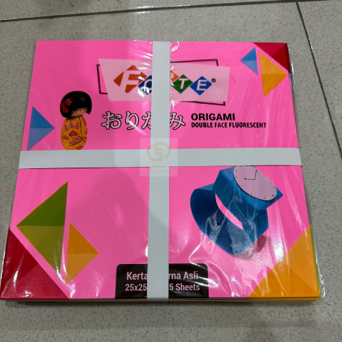 Jual Kertas Origami Double Side Forte 25 cm x 25 cm Kertas Lipat 2 Sisi ...