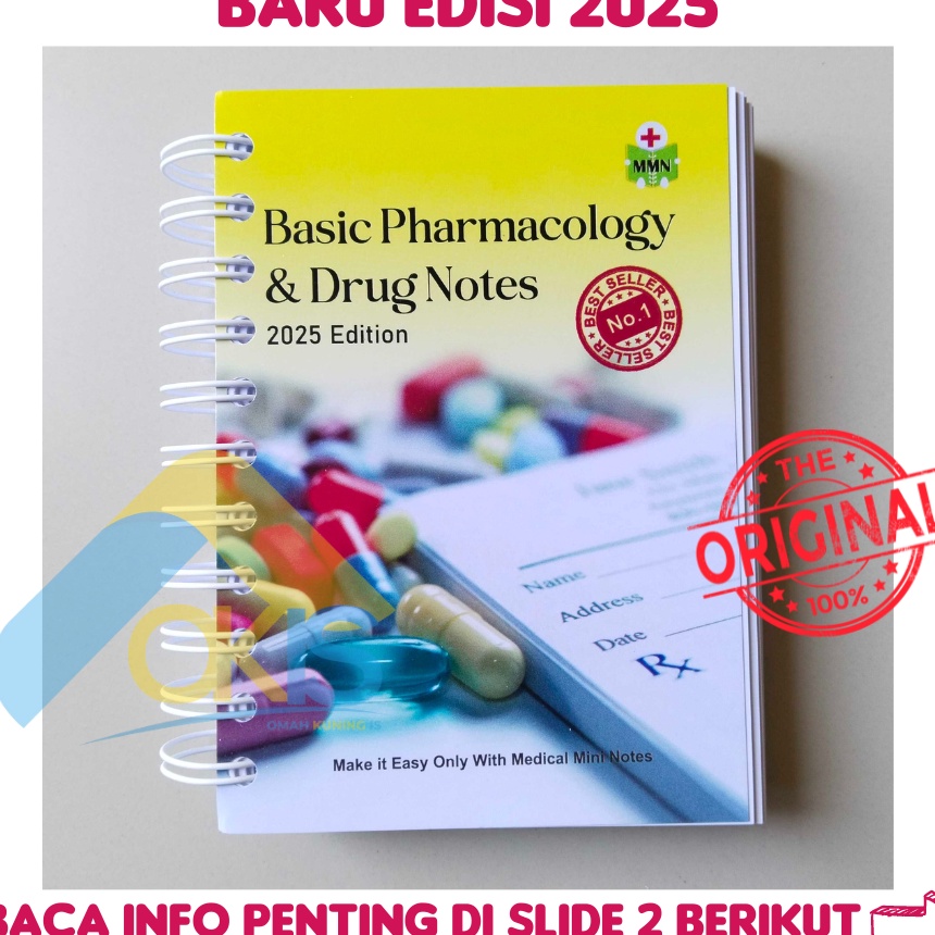 Jual READY GAN EDISI 225 Basic Pharmacology and Drug Notes Original ...