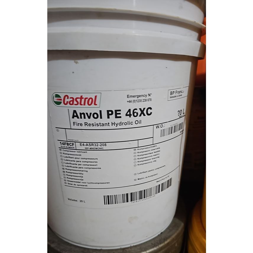 Jual CASTROL ANVOL PE 46 XC PE46 XC Fire Resistant Tahan Api - Kemasan ...