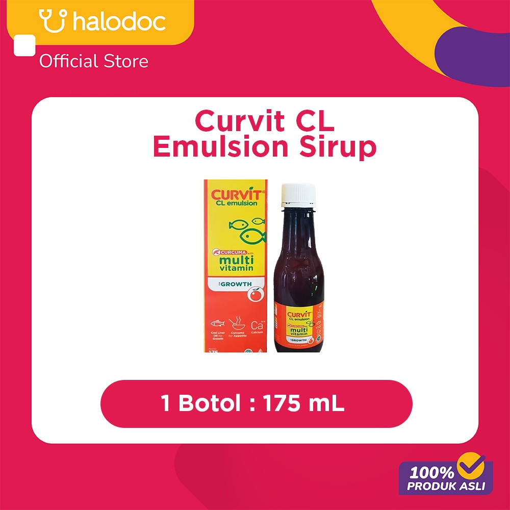 Jual Curvit CL Emulsion Sirup 175 ml | Shopee Indonesia