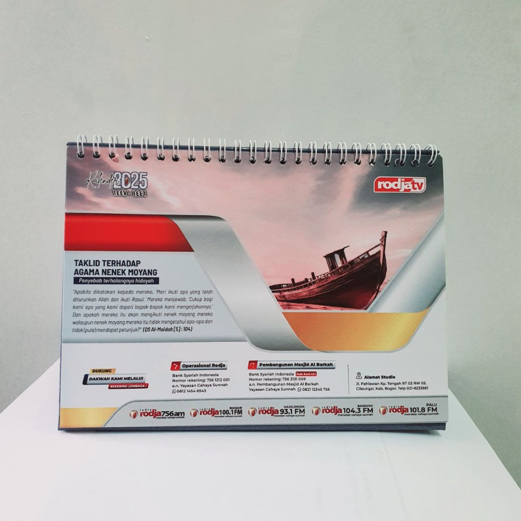 Jual KALENDER MEJA RODJA MASEHI PLUS HIJRIYAH 2025 M ( 1446 - 1447 H) - Rodja | Shopee Indonesia