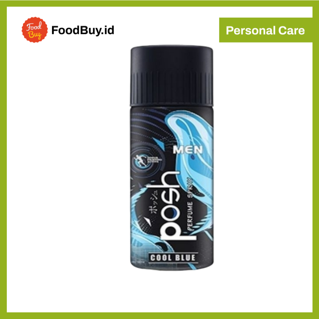 Jual Posh Men Perfumed Spray Cool Blue 150ml | Shopee Indonesia