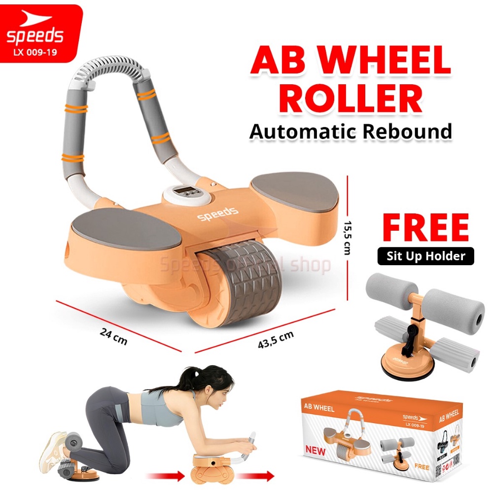 Jual PALINGDIMINATI SPEEDS Ab Wheel 2in1 Ab Roller Wheels Plank Trainer ...