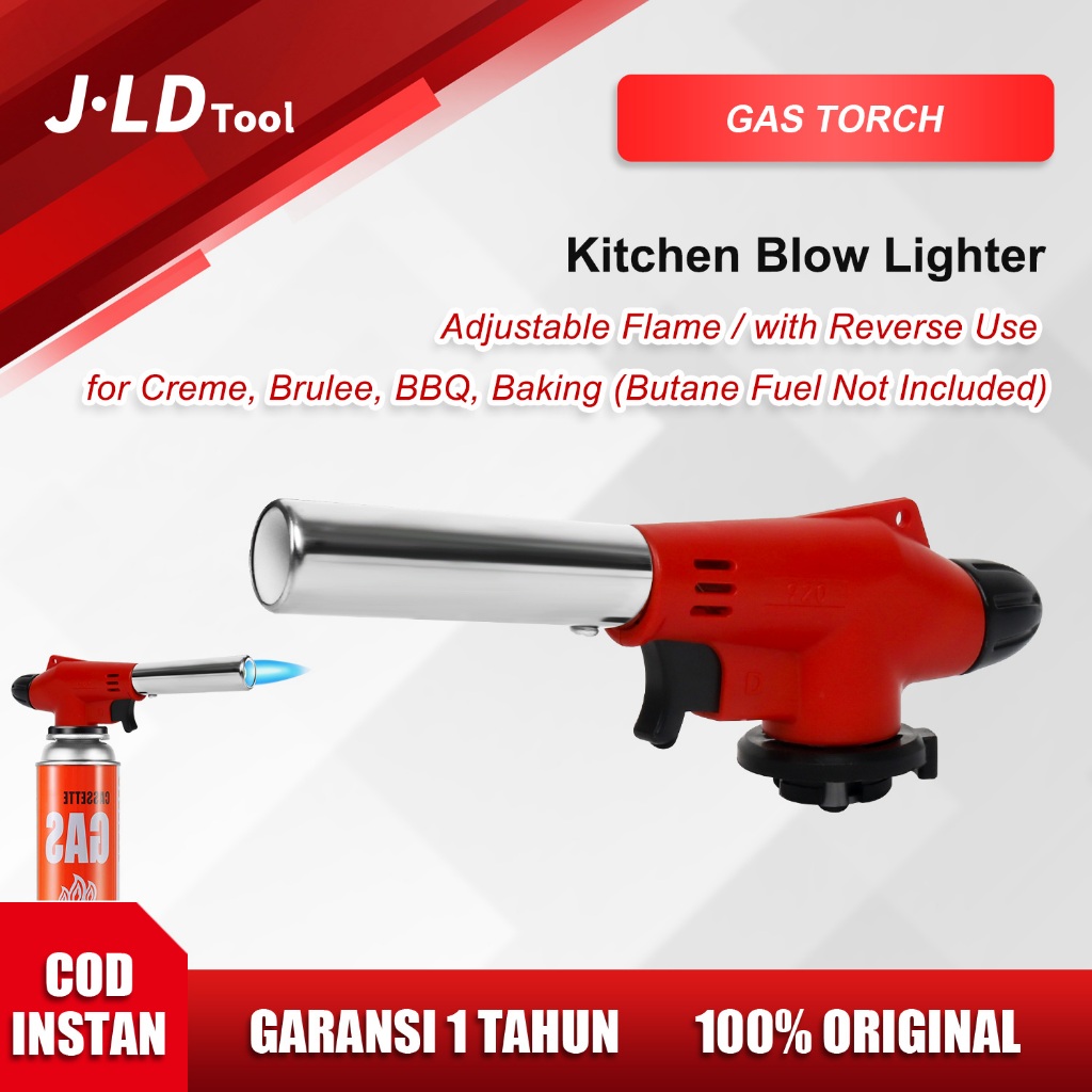 Jual J.LD Gas Torch BBQ Blower Torch Butane Torch Kitchen Blow Lighter ...