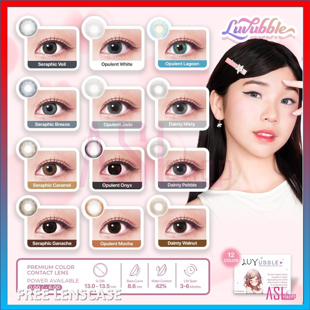 Jual SOFTLENS LUVUBBLE (NORMAL) SOFLENS KOREA SOFLEN 14.5 MM | Shopee ...