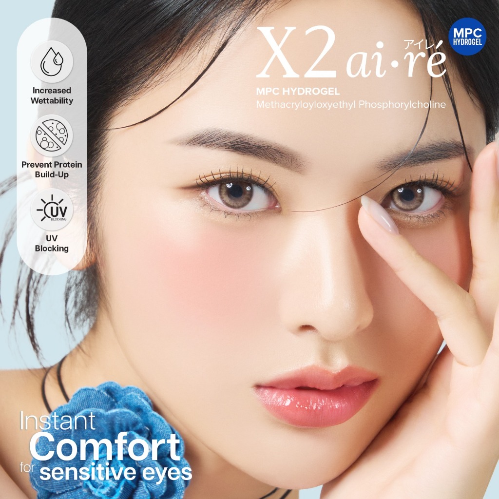 Jual Softlens X2 AIRE MPC 14,5 MM G.DIA 13MM & 13,5MM Normal & Minus (-0,50 S/D -10,00) By X2 ...