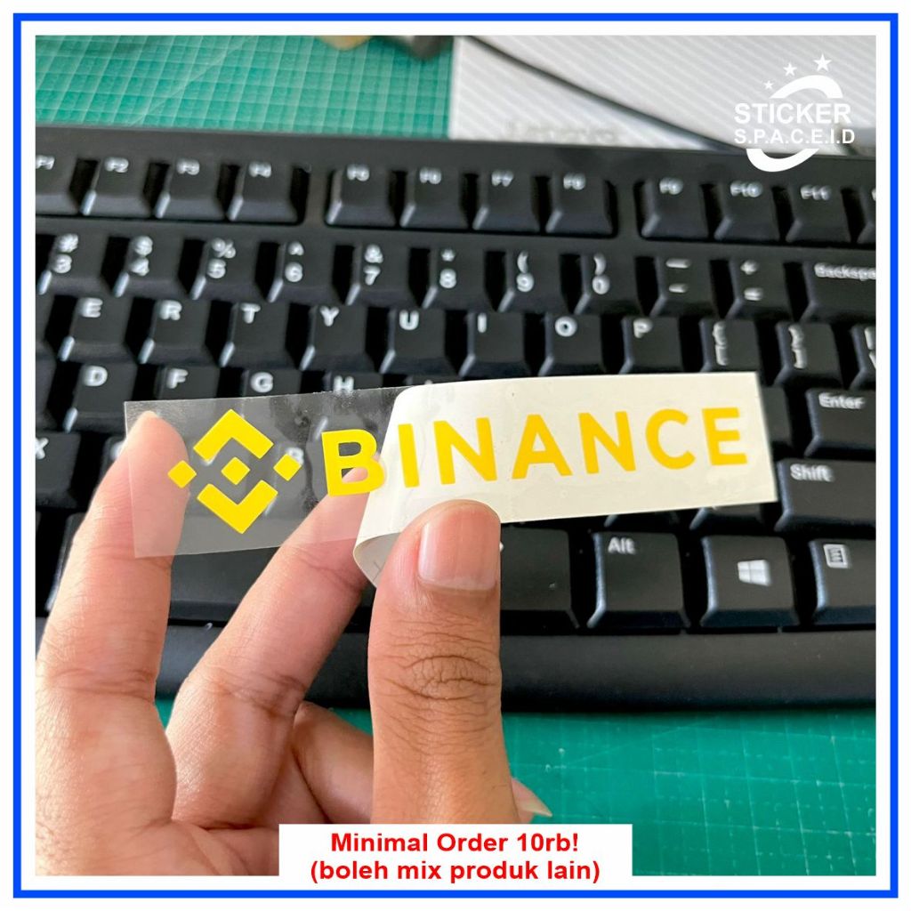 Jual STICKER BINANCE CUTTING | Shopee Indonesia