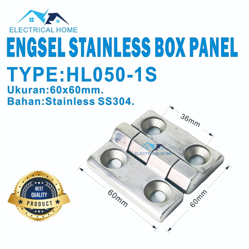 Jual Engsel Stainless (60x60mm) SS304 Box Panel HL050-1S/CL218-1 ...