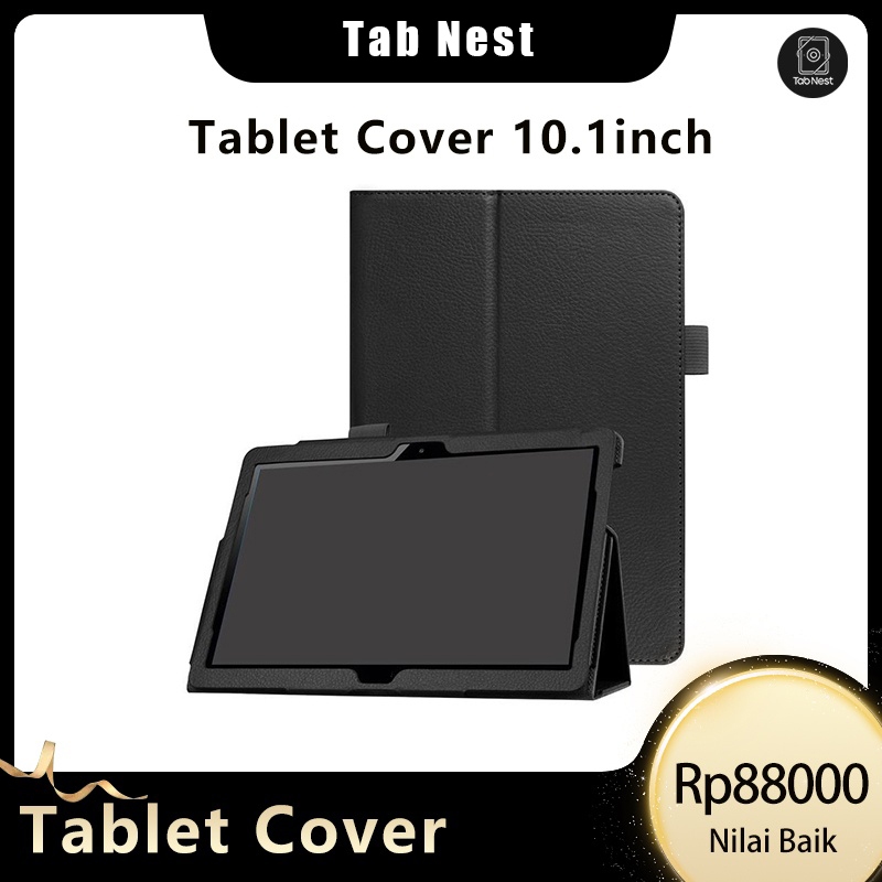 Jual Tablet Cover 10.1inch-8inch Flip Stand PU Kulit Folio Stand Cover ...