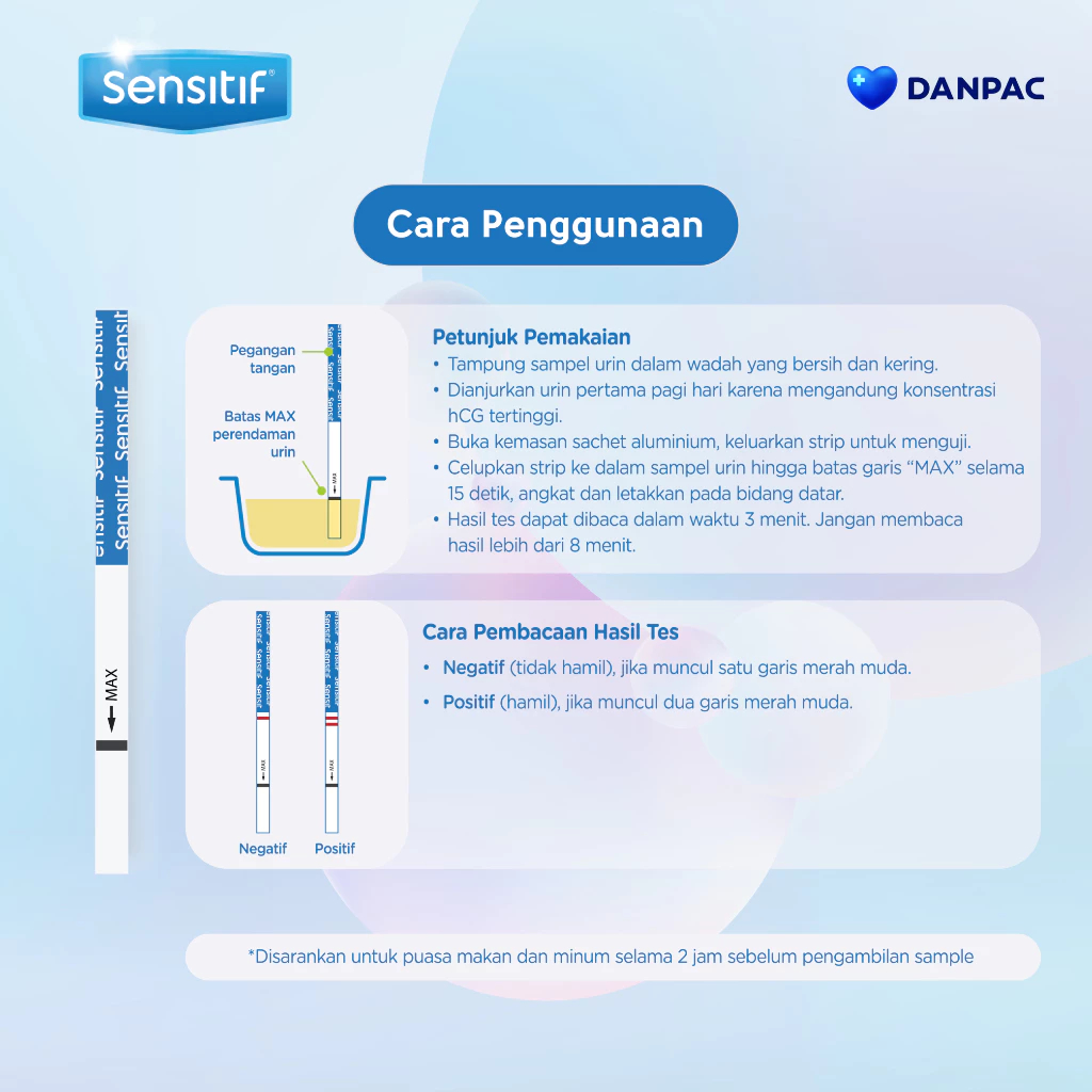 Jual SENSITIF - Test Pack Strip UC Alat Uji Kehamilan - 1 Pcs (Test Kit ...