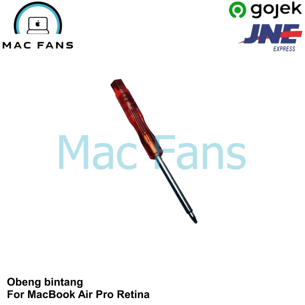 Jual Obeng Pembuka Baut Bawah MacBook Air Pro Retina NewAir/Pro bintang ...