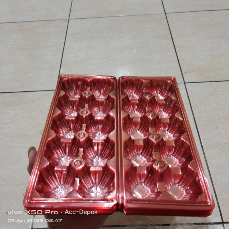 Jual Tray Telur 10 Butir / Mika Telur 10 Butir warna bening transparan ...