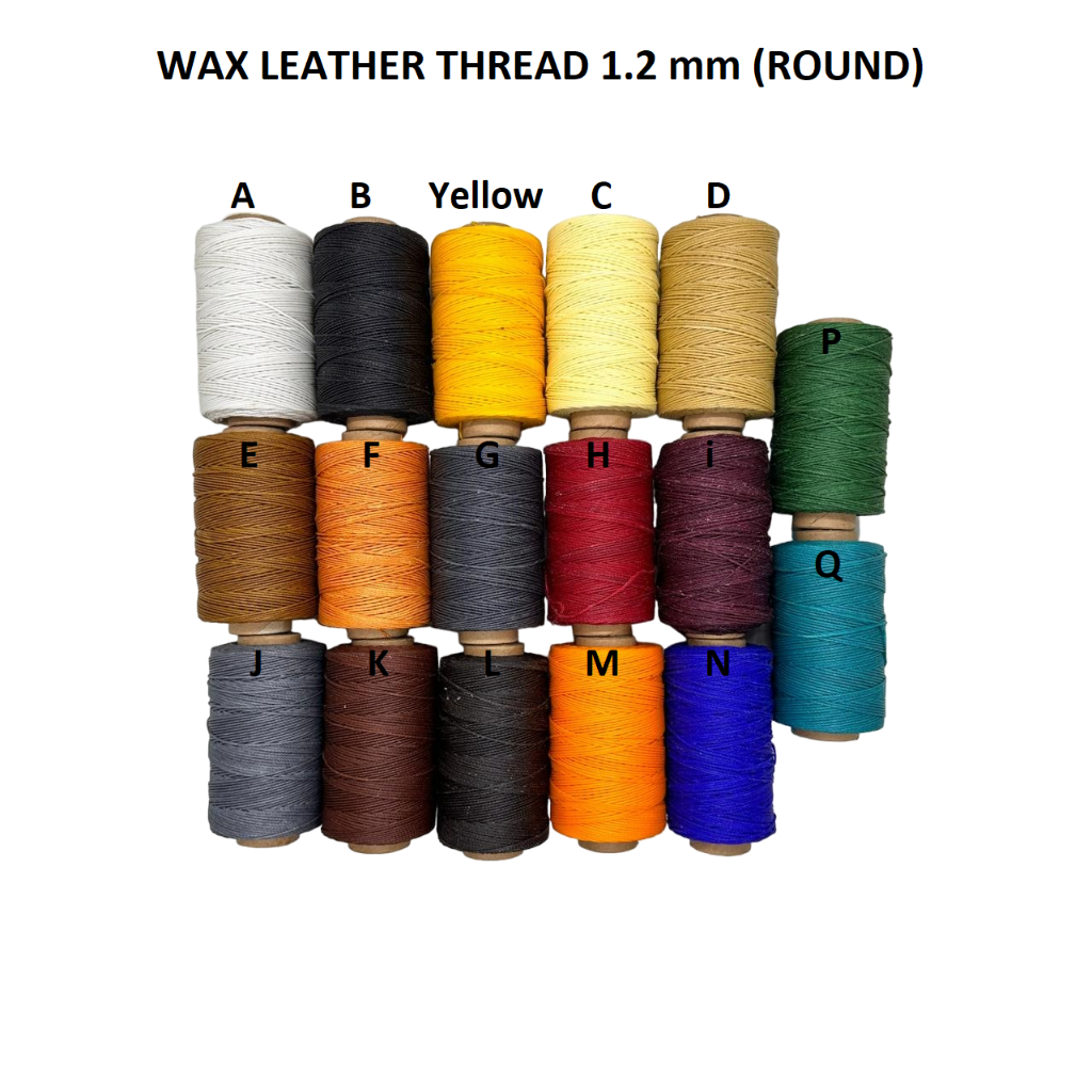 Jual Rounded Wax Thread | Benang Lilin Bulat | 1 ROLL = 200 meter ...