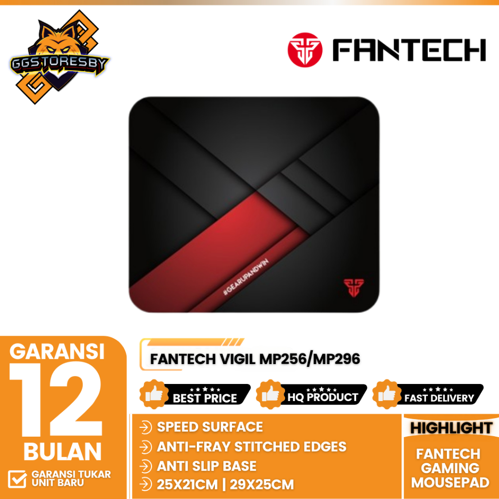 Jual Fantech Vigil Mp256/Mp296 Gaming Mousepad | Shopee Indonesia