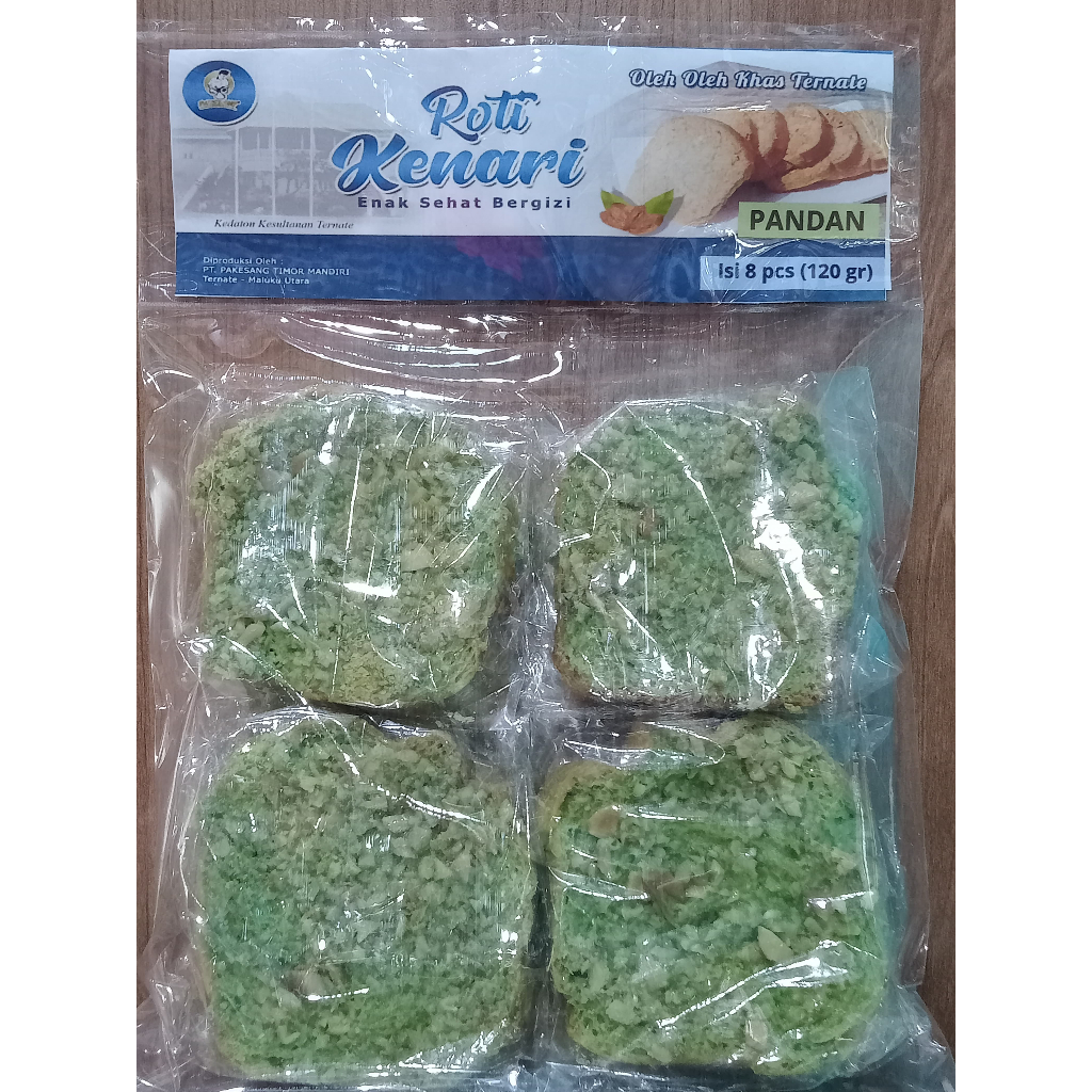 Jual Roti Kenari Panggang Pandan isi 8 | Shopee Indonesia