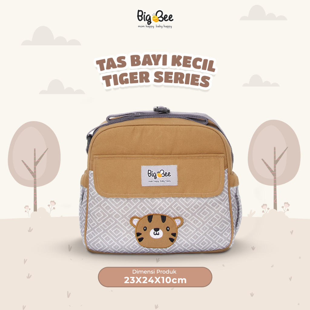 Jual Tas Bayi Kecil Karakter Tiger Big Bee - BBT0002 | Shopee Indonesia