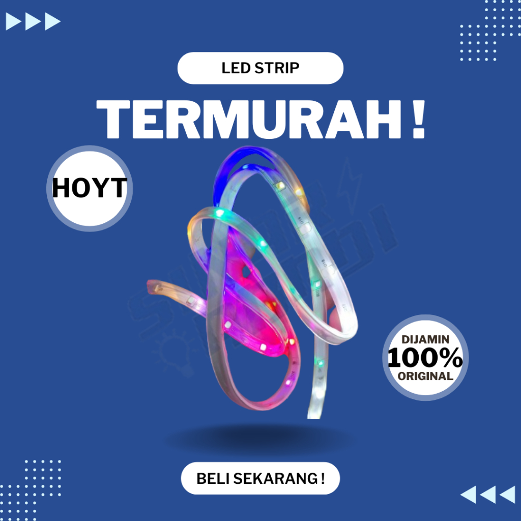 Jual LED Strip Meteran HOYT Warna Warni Kelap Kelip (Belum Termasuk ...