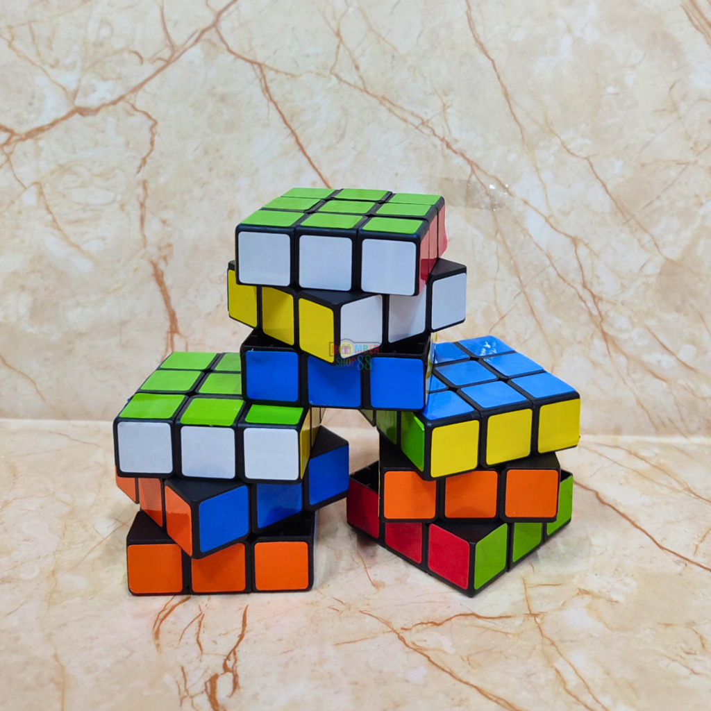 Jual MAINAN ANAK KUBUS MAGIC CUBE KUBIK 3x3 PUZZLE SERU Asah Otak Susun ...