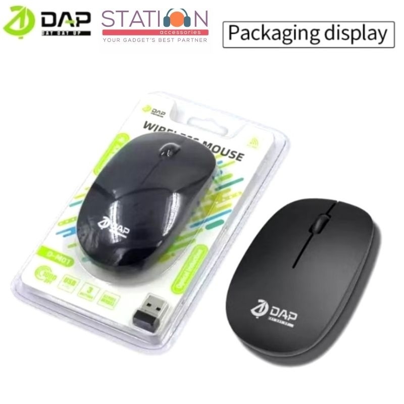 Jual MOUSE wireless DAP D-M01 original mouse bluetooth | Shopee Indonesia