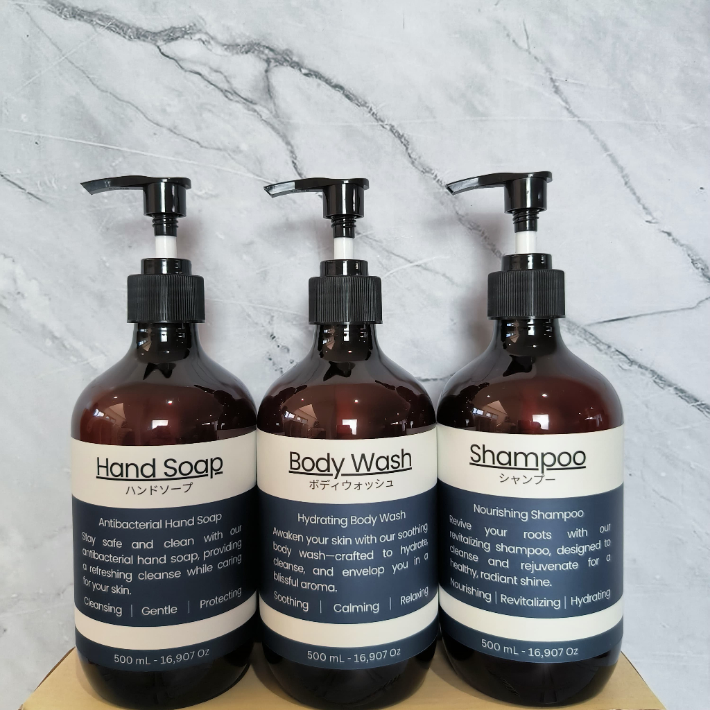 Jual Botol Sabun Pump Refill 500mL Estetik Aesthetic Minimalis Luxury ...