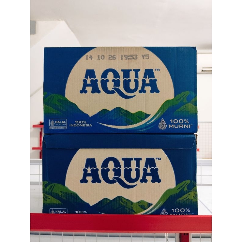 Jual AQUA 600ml 1 Dus | 24x600ml | Shopee Indonesia