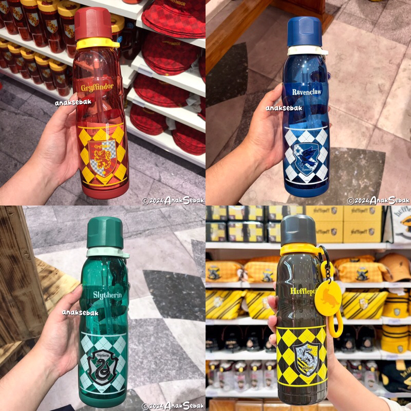 Jual MINISO x Harry Potter Water Bottle Plastic Straw with Accessories ...