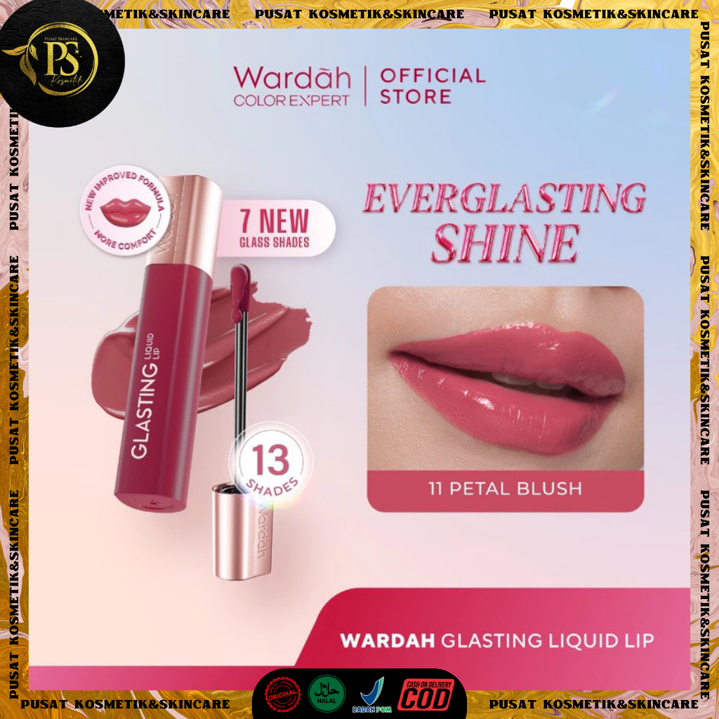 Jual New ! Wardah Glasting Liquid Lip 3,5 gr | Lipstik Glasting By ...