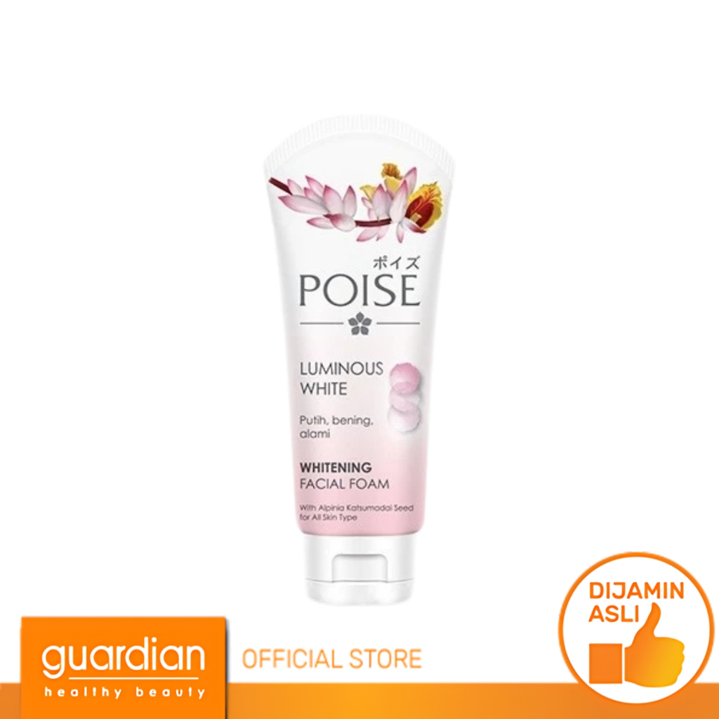 Jual Poise Facial Foam Sabun Cuci Muka Luminous White Tube 100Gr ...