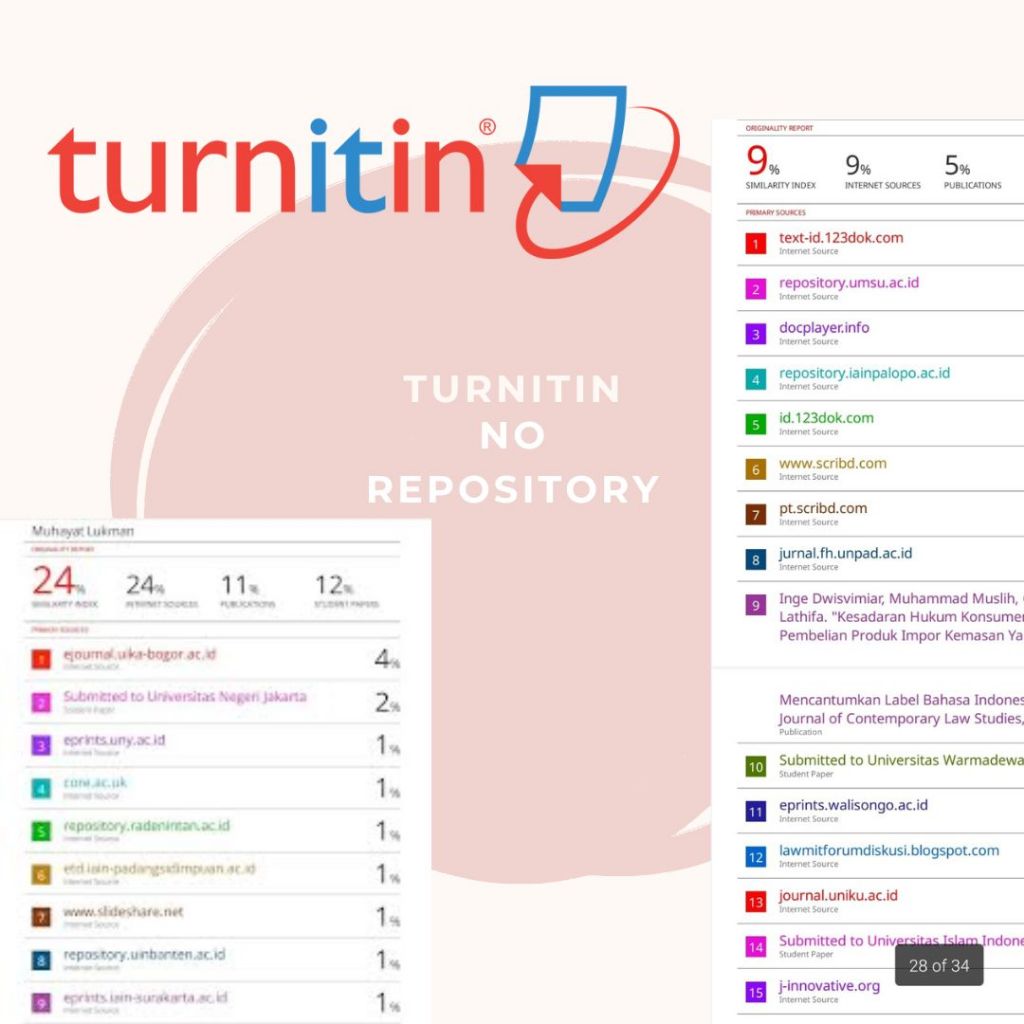 Jual Turnitin No Repository | Cek Plagiasi | Turunin Plagiasi | Cek ...