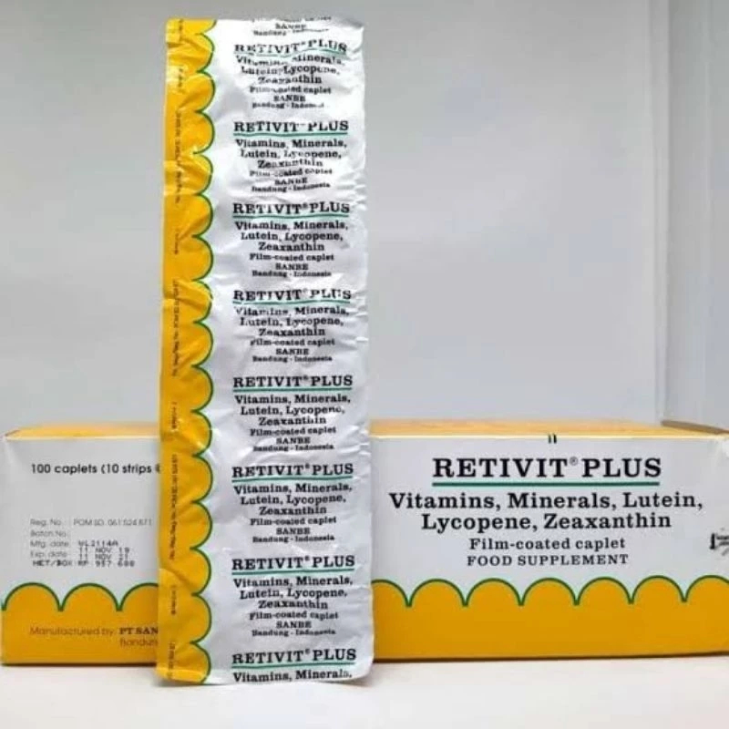 Jual Retivit Plus Strip Isi 10 Tablet | Shopee Indonesia