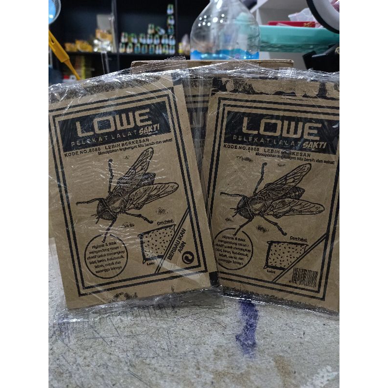 Jual LOWE pelekat lalat sakti 1box isi 100lembar | Shopee Indonesia