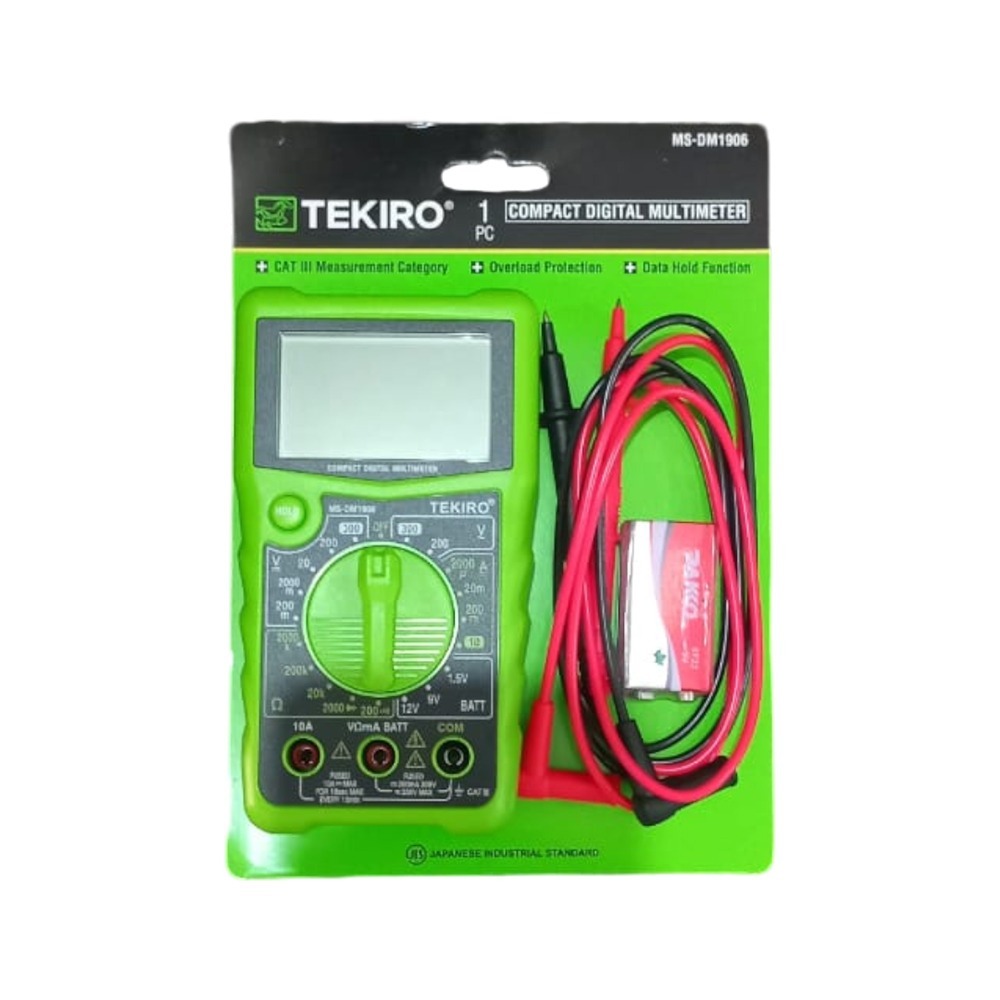 Jual TEKIRO DIGITAL MULTIMETER /MULTI TESTER DIGITAL MS-DM1906 AVO ...