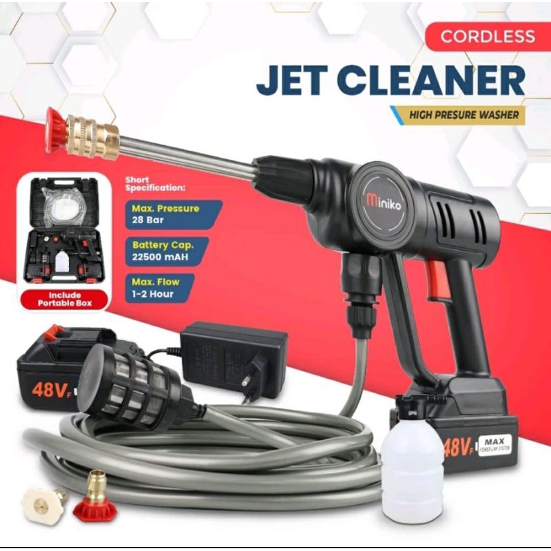 Jual MINIKO JET CLEANER BATRE MINIKO MESIN PENCUCI MOTOR MOBIL MINIKO ...