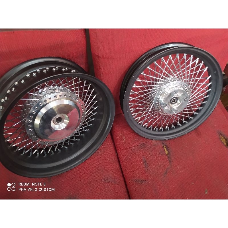 Jual velg jari jari ring 14 300 velg custom | Shopee Indonesia